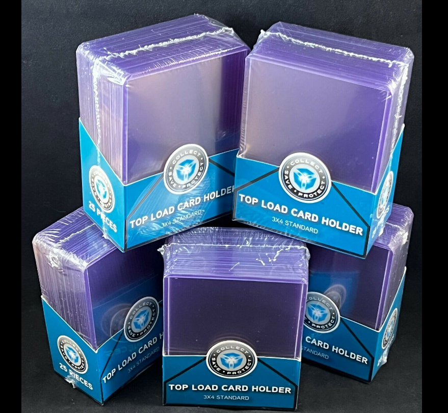 (1000) 35pt Top Loaders (Regular) (25ct packsx40) & Sleeves--Free Ship ...